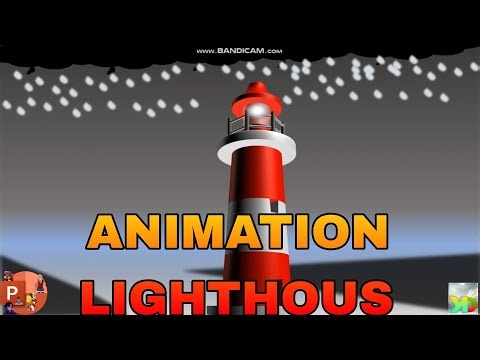 CREATIVE 🔥 Animation Powerpoint 3D Lighthous#powerpoint #3D animation