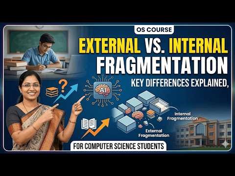 What is the Difference Between Internal Fragmentation and External Fragmentation? | Operating System