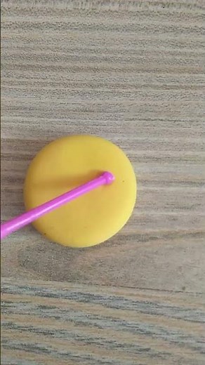 let's make cute smiley face with clay 😊