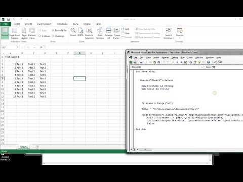 Excel sheet save as pdf in specific folder vba macro