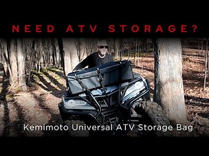 Kemimoto Universal ATV Storage Bag Install & Review