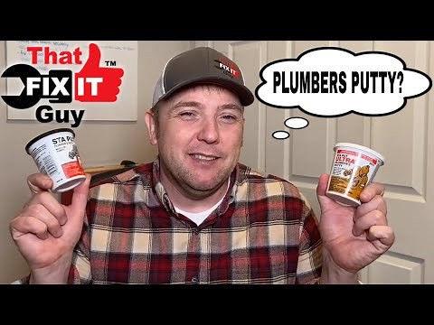 STOP!!...MAKE SURE YOUR USING THE RIGHT PLUMBERS PUTTY!