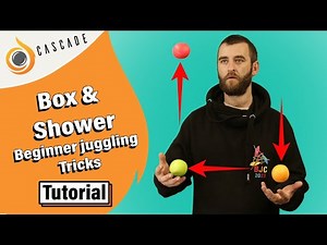 Box and Shower - Beginner 3 ball juggling tricks - Tutorial