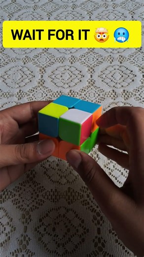2 by 2 rubik cube on beat🤯🥶 #viral #short #rubikcube