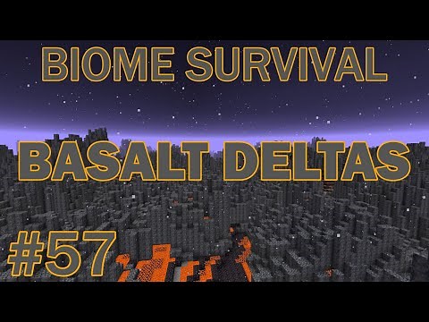 Minecraft Biome Survival #57: Basalt Deltas