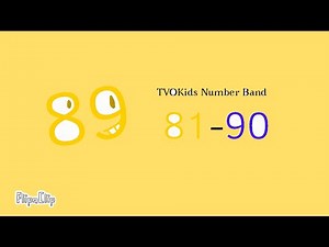 TVOKids Number Band 81-90 (10 more numbers! And to 100!)
