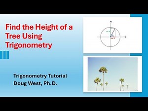 Find the Height of a Tree Using Trigonometry
