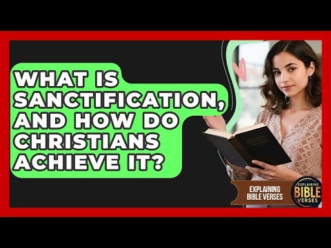 What Is Sanctification, And How Do Christians Achieve It? - Explaining Bible Verses