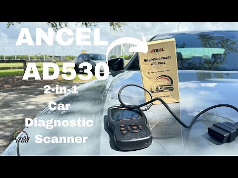 ANCEL AD530 2-in-1 Car Diagnostic Scanner to learn everything about your car