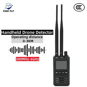 [Hot Item] Handheld Drone RF Signal Detector with 300MHz-6GHz Band 3km Operating Distance and Fpv Detection