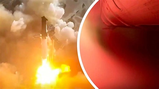 SpaceX's Starship test flight loses control and ends in failure