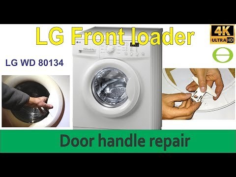 How to fix a broken door handle on a front loader washing machine -LG