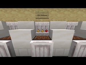 Minecraft Slot Machine With Shelf
