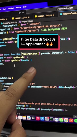 Filter data di next js 14 #freelancer #webdeveloper #coding #ngoding #webdevelopment #frontend #frontenddevelopment