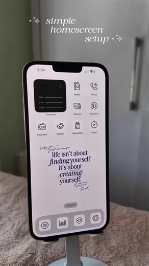 Simple Homescreen Setup Ideas for Your Phone