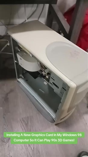 Installing A New Graphics Card In My Windows 98 Computer So It Can Play 90s 3D Games! | Nickword 1 | Facebook