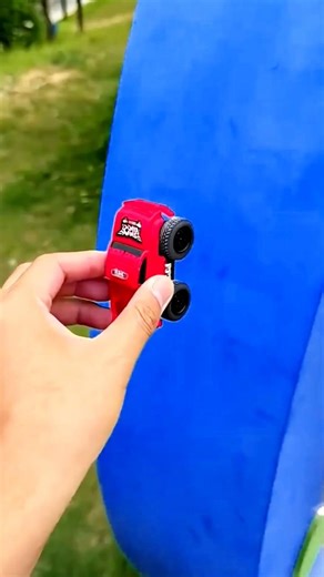 Remote control mini powerful red car 🚘😱 #shortsfeed #rccars