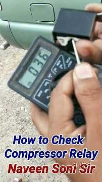 How to Check Compressor Relay in Refrigerator ‪@NaveenSoniSir‬