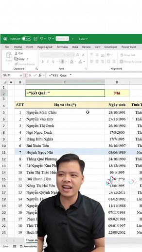 Tô màu cho những dòng chứa từ khóa tìm kiếm trong excel #phongexcel #LearnOnTikTok #thanhcongnghe #xemngaymeohay