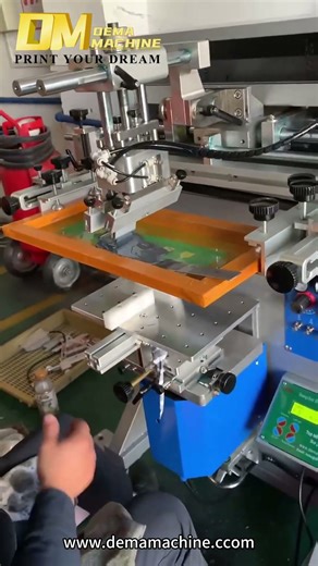 Silk Screen Printing Machine For Perfume Glass Bottles | DEMA Machine