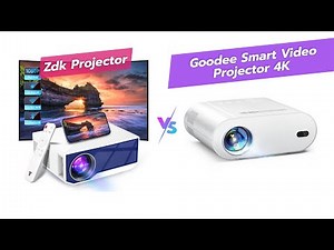 Ultimate Projector Showdown: 16000-Lumen Portable WiFi/Bluetooth Projector vs GooDee 4K WiFi Project
