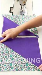 Two Tone Pouch👝✨ | DIY | Quick Sewing Tips No.290