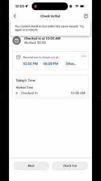 Workday Employee Training - Mobile Navigation