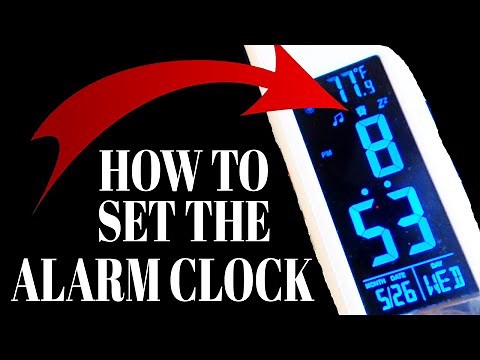 Set the Alarm Clock on the OttLite 2021 Update