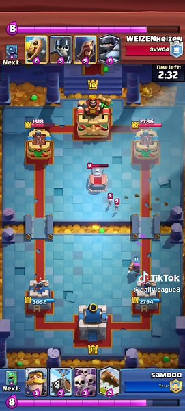 When you are finally overlevel your opponent #clashroyale #midladder #vid #hyperbait