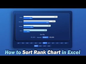 How to Make Ranking Chart with Sorting Feature for Excel Dashboard
