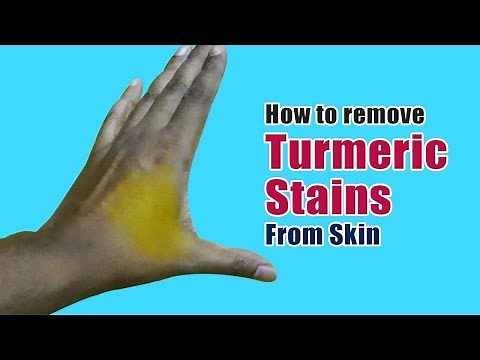 How to Remove Turmeric Stains From Skin