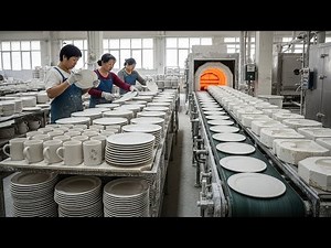 How Millions Of Ceramic Tableware Are Made In Factories — The Process Will Shock You!”