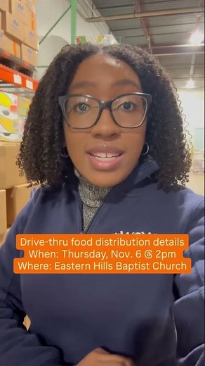 Nourish Up food distribution this Thursday, food drive on Saturday
