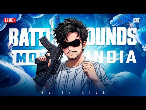 BGMI LIVE WITH RV | CONQUEROR RANK PUSH LOBBY IN BGMI 🔥 #bgmilive #bgmi
