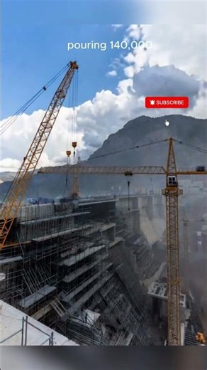 The Construction of Türkiye's Tallest Dam - A Massive EU Project #shortsviral