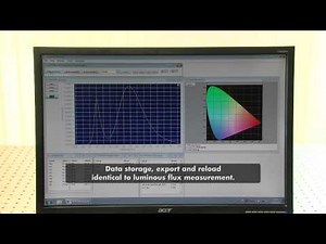 LED Tester for Light, Color and Spectral Measurement