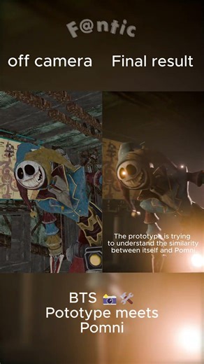 Prototype meets Pomni🤡 BTS (Poppy Playtime Chapter 5 Animation)