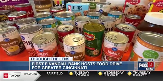 First Financial Bank holds food drive for Greater Cincinnati