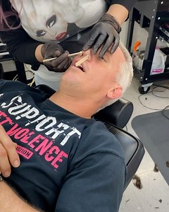 • Nose Hair Removal • Our GoodFriend Sean tries out nose waxing for the first time. #Enjoy #Barbershop | GoodFellas BARbershop