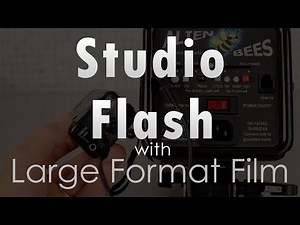 Studio Flash with Large Format Photography