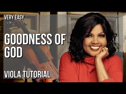 SUPER EASY: How to play Goodness Of God by CeCe Winans on Viola (Tutorial)