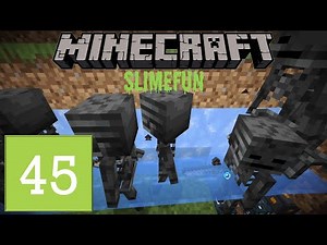 Slimefun #45 - Electric Spawner - Wither Skelly Farm!