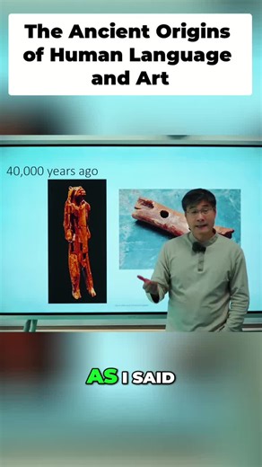 Why do we speak? To sing! Language was created to celebrate our humanity, not for economics or hierarchy. #LanguageOrigin #CavePaintings #Storytelling #Humanity #ArtHistory