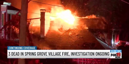 3 dead in Spring Grove Village fire, investigation ongoing