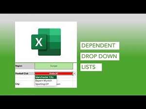 Dependent drop-down lists (Easy Method)