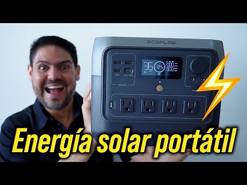 Generador de energía SOLAR portátil ⚡️ EcoFlow River 2 Pro + páneles solares ☀️