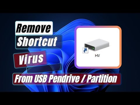 How to Remove Shortcut Virus From USB Pendrive or Partition