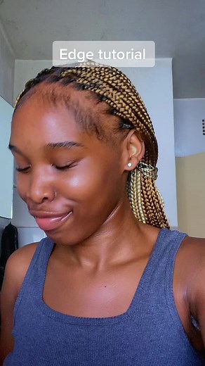 Edge tutorial for black girls like me🫶🏽🫶🏽#edgestutorial #edgesonfleek #babycuuky #edgeslaid