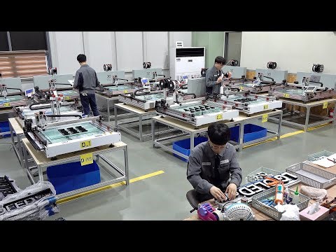 LED Sign Manufacturing Process With Latest 3D Printing Technology. Signage Mass Production Factory