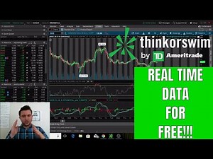 How To Get Think Or Swim For Free! | How To Get Real Time Data For Free! #thinkorswim #stocktrading
